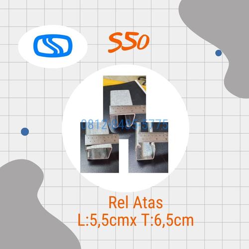 Jual Rel atas Tipe S50 P. 2,9m utk pintu garasi dan lipat - Kab ...