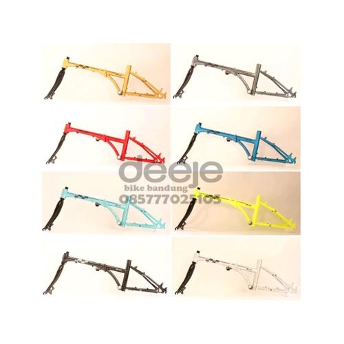 Jual Litepro Chromoly Frame Set + HPost EVO 20" Folding Bikes DBrake ...