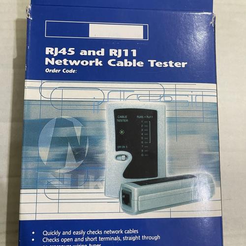 Jual Lan Tester RJ45 Cat 5e / Kabel Tester Cat 6 / Tester Connector ...