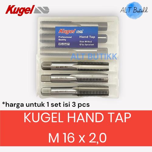 Jual KUGEL HAND TAP M16 x 2.0 | ALAT PEMBUAT DRAT BAUT MATA TAP M 16 x ...