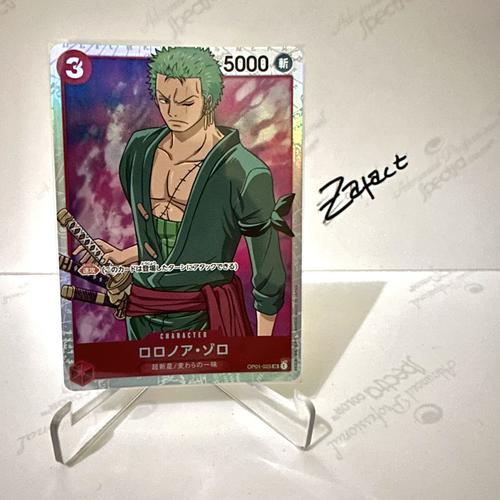 Jual One Piece TCG Roronoa Zoro OP01-025 SR - Kab. Tuban - Zafact | Tokopedia