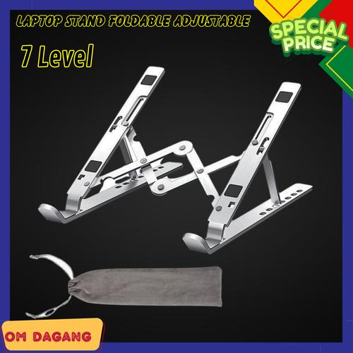 Jual OD Laptop Stand Holder Lipat Aluminium Adjustable Dudukan Laptop ...