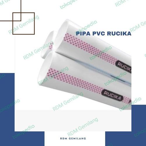 Jual Pipa PVC Rucika Standard Putih 5" Inch D Per Btg 4 Meter (Grosir) - Kab. Bekasi - RDM ...