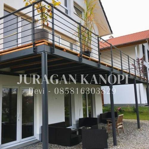 Jual kanopi dak besi - kanopi balkon mezzanine outdoor - Kota Malang ...