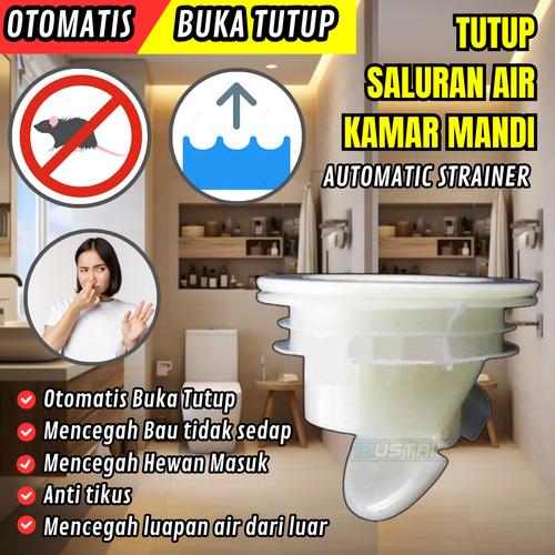 Jual Solusi Kecoa Masuk Kamar Mandi Katup saluran Air Otomatis Buka ...
