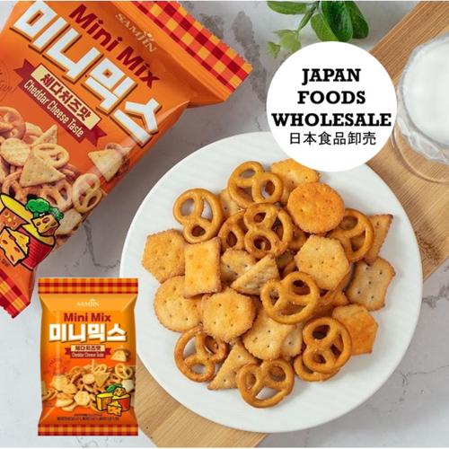 Jual Samjin Mini Mix Cheddar Cheese Taste / biskuit korea / cemilan ...