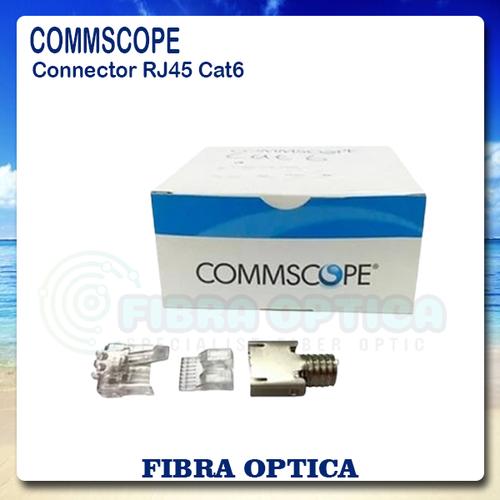 Jual Connector RJ45 UTP Cat6 Commscope / AMP Konektor Original 10,20,30 ...