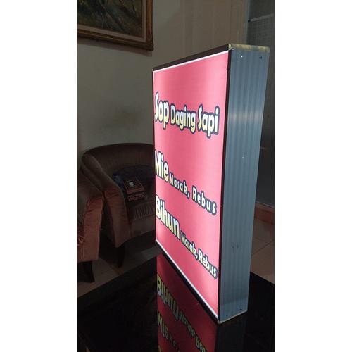 Jual Neon Box 1 SISI Paket Hemat - BAJA RINGAN - Bahan BANNER BACKLITE ...