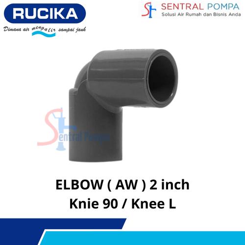Jual Keni 2 1/2" inch AW RUCIKA Elbow Knee Kenie L Knie 2,5 inch ...