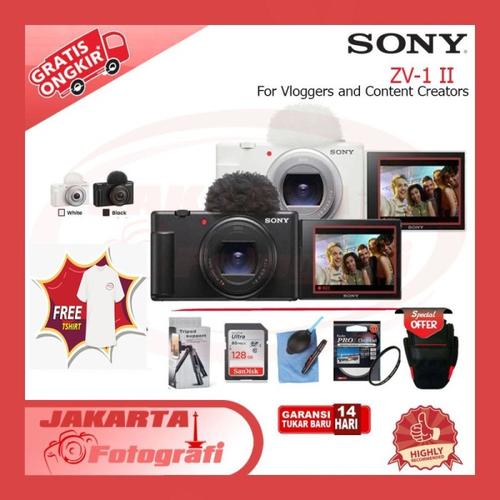Promo Sony ZV-1 II Digital Camera (Black) ZV-1 Mark 2 - STANDARD BOX ...