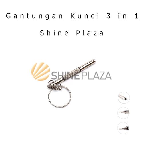 Jual Key Ring Multifungsi - Gantungan Kunci Obeng Mini 3 in 1 Serbaguna ...