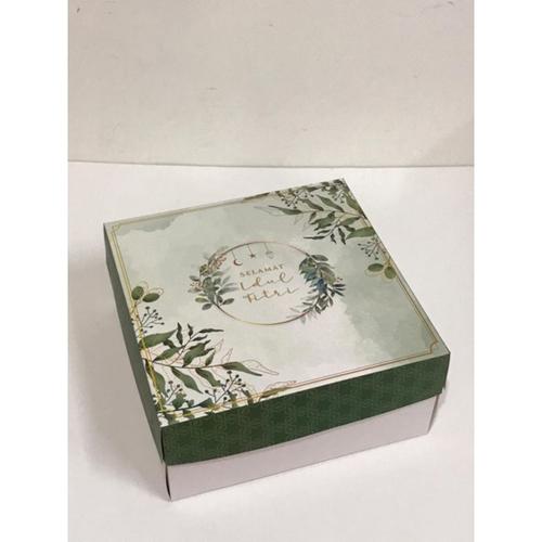 Jual Box Kue Lebaran Kotak Bolu Brownies Eid Mubarak Fitri Ukuran 22x22 ...