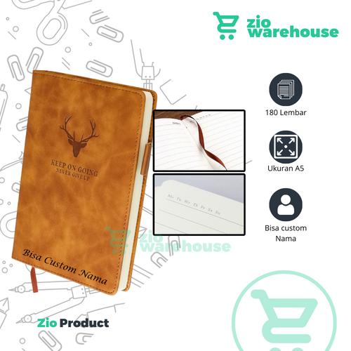 Jual Custom Cetak Nama Notebook A5 Estetik Buku Tulis Agenda Catatan ...