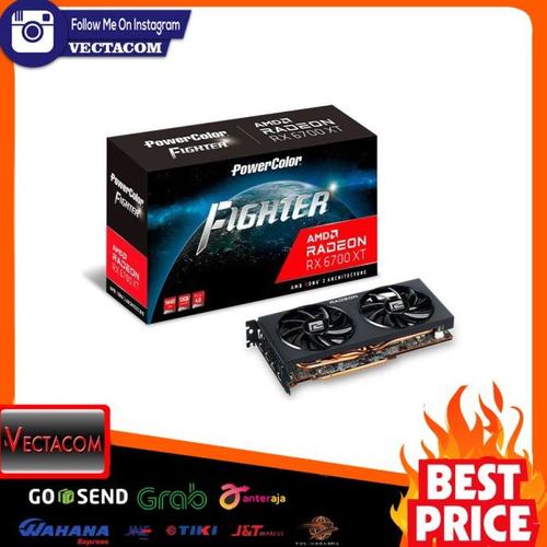 Jual Vga Card Power Color Rx 6700Xt Fighter 12Gb Gddr6 - 6700Xt Gddr6 ...