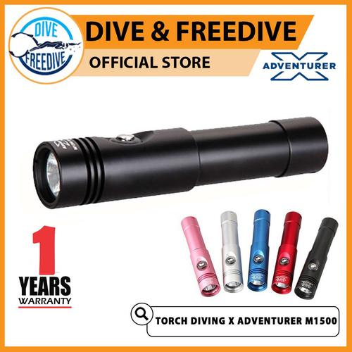 Jual Torch Diving X Adventurer M1500 Senter Selam Underwater 1500 ...