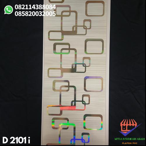 Jual Plafon PVC Motif Kotak-kotak Hologram Seri D 2101 i. - Panjang 4 m ...