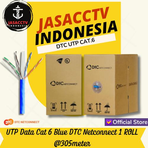 Jual Kabel DTC UTP Data Cat 6 Blue DTC Netconnect @305meter - Kota ...