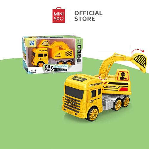 Promo MINISO Mainan Kendaraan Rekayasa Mainan Anak-anak Kendaraan Mai ...