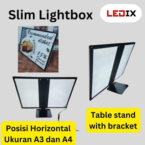 Jual Table Standing base slim lightbox - Uk. A3 - Jakarta Utara - Ledix_Official | Tokopedia