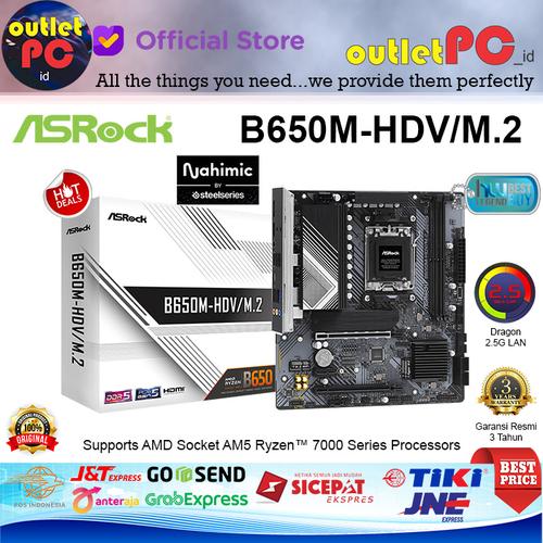 Promo ASROCK Motherboard B650M-HDV/M.2 AMD AM5 DDR5 B650 B 650 M HDV ...