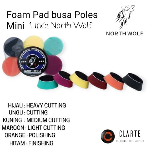 Promo Busa Foam Pad Mesin Poles 1 inch IBRID Nano Polisher Mobil North ...