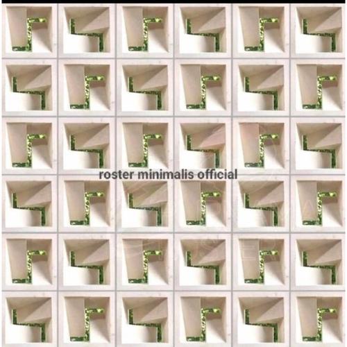 Jual roster beton minimalis.roster minimalis motif z.roster putih - Abu ...