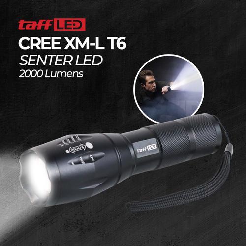 Jual UPGRADE Taffware E17 V2 0 Senter LED Tactical Cree XM L2 2000 ...