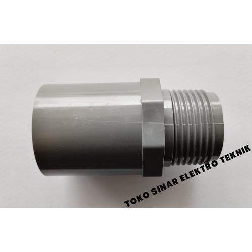 Jual Sambungan Pipa PVC Fitting PVC Sok Sock Derat Drat Luar SDL 1 Inch ...