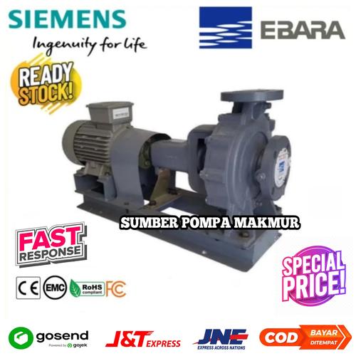 Jual Pompa Air Centrifugal Ebara 50x40 FSHA 4kw 5,5hp 3ph Motor Siemens ...