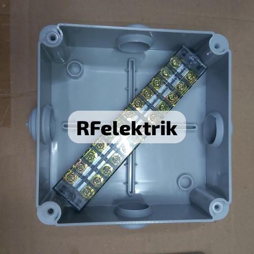 Jual Junction box panel + terminal block 12 mata 1.5 mm s/d 6mm ...