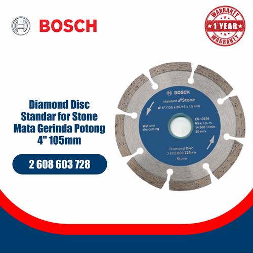 Jual Bosch Diamond Disc Standar for Stone 4" 105mm/ Mata Gerinda ...