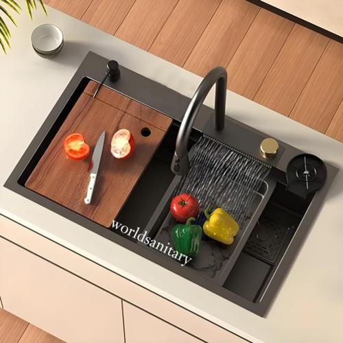 Jual Kitchen Sink ICHSAN Luxury | Bak Cuci Piring Black 7545 - Jakarta ...