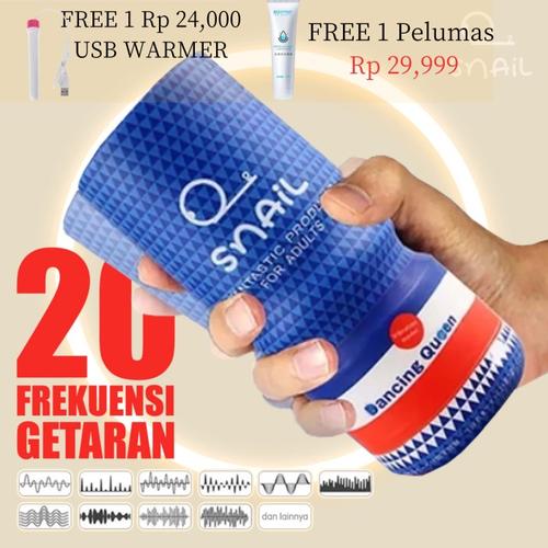 Promo Tenga Snail Cup Getar Electric Alat Bantu Pijat Pria Toys ...