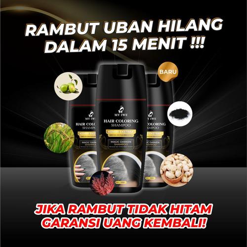 Jual Shampoo Original Black Penutup Uban By My Iwe Shampoo - Jakarta ...