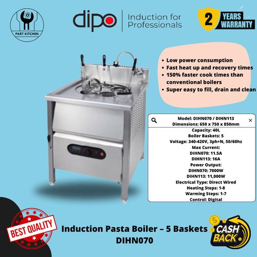 Jual Dipo Induction Pasta Boiler 5 Basket, Nodle Boiler Electric ...