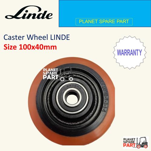 Jual Roda Forklift Caster Wheel Linde 39903519 100x40 mm Stability wheel - Kota Tangerang ...