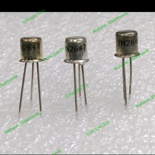Jual transistor tr 2n2647 2 n 2647 2n n2647 plat besi asli ori original ...