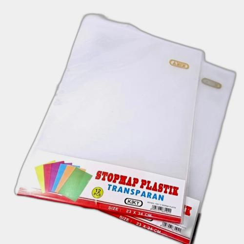 Jual Clear Sleeves / Map Bening L / Stopmap Plastik Kiky Folio (Per ...