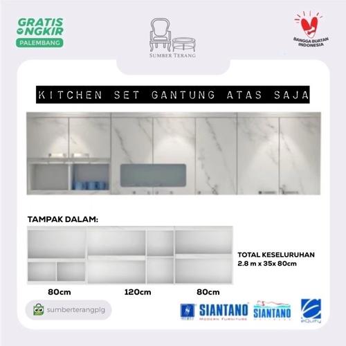 Jual Siantano Marble Kitchen Set Gantung 7 pintu Rak Lemari Dapur ...