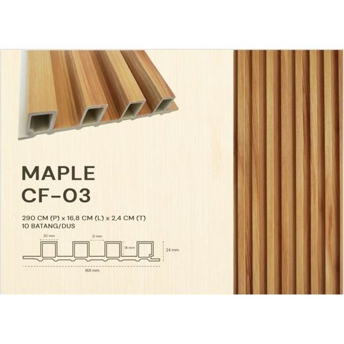 Jual WALLPANEL DINDING WPC WALL PANEL CHIARA 2,9 M X16,8 CM BTG - CF-03 - Kota Bekasi - CANTIK ...