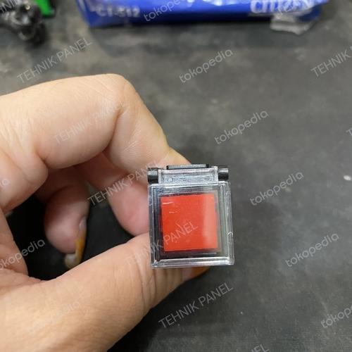 Jual Push Button 16mm + Cover 16mm kotak LED Lock - Merah - Jakarta ...