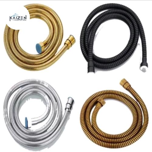 Promo Selang Shower Stainless 150cm STAINLESS BLACK GOLD/selang jet ...