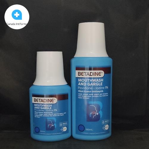 Jual Betadine Mouthwash And Gargle 100ml/190ml Obat Kumur Mulut Antiseptic - 190ml - Kota ...
