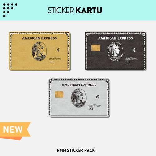 Jual Stiker Skin Kartu ATM | Flazz | E-money | E-toll || Tema AMEX ...