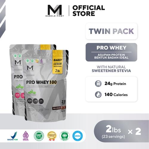 Promo [BUNDLE] MUSCLE FIRST Pro Whey 100 2lbs x2 - Whey Protein ...
