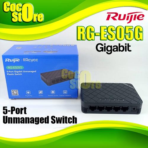 Jual RUIJIE REEYEE RG ES05G Hub 5 Port Gigabit Unmanaged Switch LAN ...