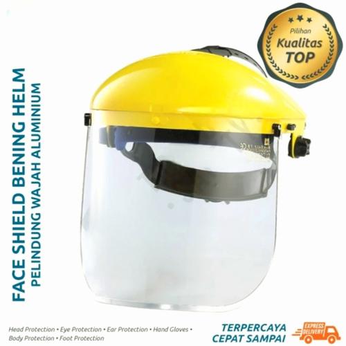 Jual Face Shield Gerinda Helm Clear Pelindung Muka Wajah Alat Safety ...