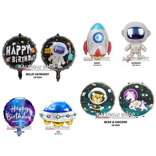 Jual Balon Set Astronot Rocket Space / Balon Astronot Roket Space Jumbo ...