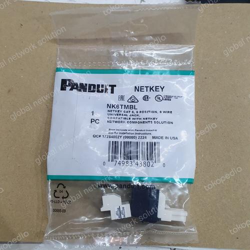 Jual modular jack cat 6 panduit netkey, Netkey modular jack cat 6 ...