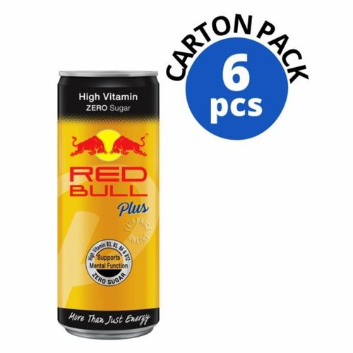 Jual Red Bull Energy Drink Plus (Zero Sugar) 6 x 250ml - Kota Batam ...
